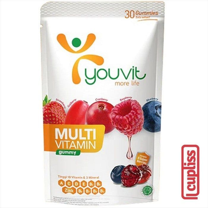 YOUVIT Multivitamin Gummy Dewasa 30 Days Vitamin – Cupliss Store